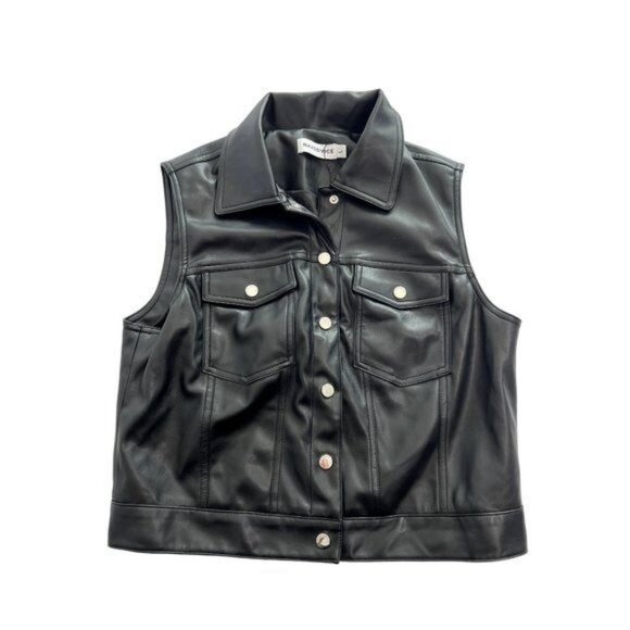 Nakedvice | Tops | Nwt Nakedvice The Lena Vest In Black | Poshmark